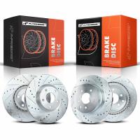 China Front & Rear Drilled Brake Rotors for Nissan Maxima 2009-2014 2016-2017 for sale