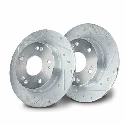 China Rear Drilled Brake Rotors for Honda Civic 2006-2015 Acura CSX 260mm for sale