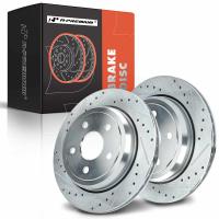 China Rear Drilled Brake Rotors for Dodge Durango Jeep Grand Cherokee 2011 - 2020 for sale