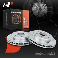 China Front Drilled Brake Rotors for Cadillac Escalade Chevy Tahoe GMC Yukon for sale