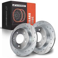 China Rear Drilled Brake Rotors for Hyundai Elantra 11-20 Kia Soul Forte Koup for sale