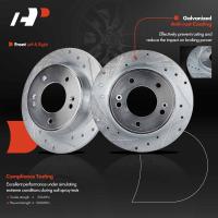 China Rear Drilled Brake Rotors for Hyundai Elantra 11-20 Kia Soul Forte Koup for sale