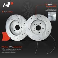 China Front Drilled Brake Rotors for Acura CL 2001-2003 MDX TL Honda Odyssey Pilot for sale