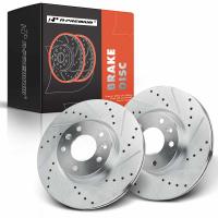 China Front Drilled Brake Rotors for Ford Fusion Mazda 6 Lincoln Zephyr Mercury Milan for sale
