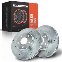China Front Drilled Brake Rotors for Subaru Impreza 1994-2001 Legacy 90-01 for sale