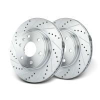 China Front Drilled Brake Rotors for Buick Enclave Chevy Traverse GMC Acadia Saturn for sale