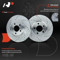 China Front Drilled Brake Rotors for Chrysler 300 Dodge Challenger Charger Magnum for sale