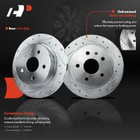 China Rear Drilled Brake Rotors for Chevrolet Malibu 13-15 Buick Regal 11-17 LaCrosse for sale