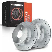 China Rear Drilled Brake Rotors for Chevrolet Blazer S10 GMC Jimmy Sonoma Isuzu Hombre for sale