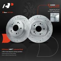 China Front & Rear Drilled Brake Rotors for Honda Accord 2005-2012 Acura TSX 2009-2014 for sale