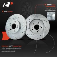 China Front & Rear Drilled Brake Rotors for Honda Pilot 2003-2008 Acura MDX 2001-2006 for sale