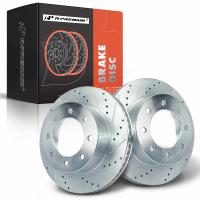 China Front Drilled Brake Rotors for Dodge Ram 1500 2006-2008 2500 2003-2008 for sale