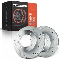 China Front Drilled Brake Rotors for Ford F-250 Super Duty F-350 Super Duty 4WD AWD for sale