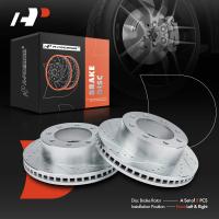 China Front Drilled Brake Rotors for Ford F-250 Super Duty F-350 Super Duty 4WD AWD for sale