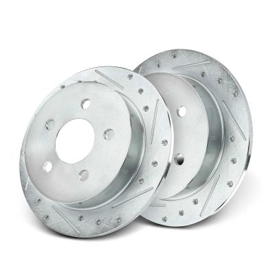 China Rear Drilled Brake Rotors for Chevrolet Impala Buick Pontiac Grand Am for sale