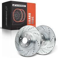 China Rear Drilled Brake Rotors for Chevrolet Impala Buick Pontiac Grand Am for sale