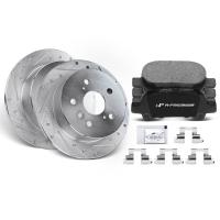 China Rear Drilled Rotors & Ceramic Brake Pads for Toyota Avalon Camry 02-06 Solara for sale
