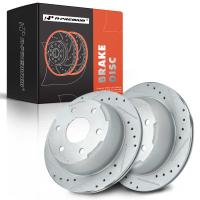 China Rear Drilled Brake Rotors for Chevrolet Silverado Suburban 1500 GMC Yukon for sale