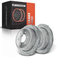 China Rear Drilled Brake Rotors for Ford F-150 04-11 Lincoln Mark LT 06-08 6 Lug for sale