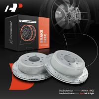 China Rear Drilled Brake Rotors for Ford F-150 04-11 Lincoln Mark LT 06-08 6 Lug for sale