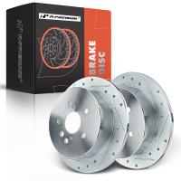 China Rear Drilled Brake Rotors for Toyota Sienna 2004-2010 V6 3.3L 3.5L for sale
