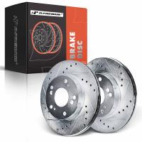 China Front Drilled Brake Rotors for Honda Civic 2004-2011 CR-Z Acura RSX for sale