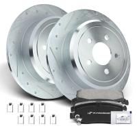 China Rear Drilled Rotors & Ceramic Brake Pads for Dodge Nitro Jeep Liberty for sale