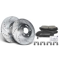China Front Drilled Rotors & Ceramic Brake Pads for Honda Civic 06-10 Accord Acura CSX for sale