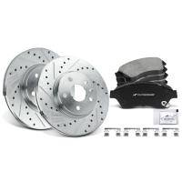 China Front Drilled Rotors & Ceramic Brake Pads for Chevrolet Cruze 11-15 for sale