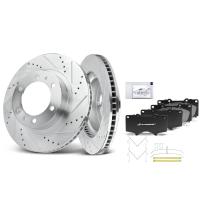 China Front Drilled Rotors & Ceramic Brake Pads for Toyota 4Runner FJ Cruiser for sale