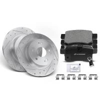 China Rear Drilled Rotors & Ceramic Brake Pads for Acura TSX 09-14 Honda Accord for sale
