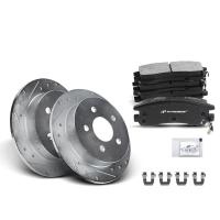China Rear Drilled Rotors & Ceramic Brake Pads for Buick Century Regal Chevy Impala for sale