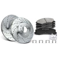 China Front Drilled Rotors & Ceramic Brake Pads for Chevrolet Impala Buick for sale