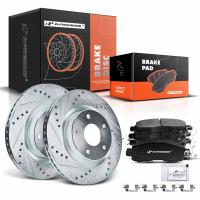 China Front Drilled Rotors & Ceramic Brake Pads for Nissan Altima 2014-2019 for sale
