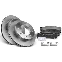 China Rear Disc Brake Rotors & Ceramic Brake Pads for Chevy Silverado 2500 3500 HD GMC for sale
