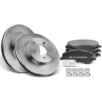 China Front Disc Brake Rotors & Ceramic Brake Pads for Jeep Liberty 2002-2007 288mm for sale