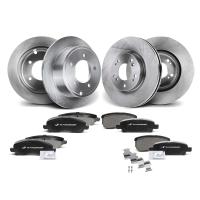 China Front & Rear Disc Brake Rotors & Ceramic Brake Pads for Chrysler 200 11-14 Dodge for sale