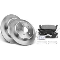 China Rear Disc Brake Rotors & Ceramic Brake Pads for Jeep Commander Grand Cherokee for sale