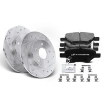 China Rear Drilled Rotors & Ceramic Brake Pads for Chevrolet Cobalt Pontiac for sale