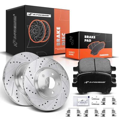 China Front Drilled Rotors & Ceramic Brake Pads for Chevrolet Cobalt Pontiac for sale