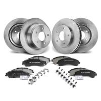 China Front & Rear Disc Brake Rotors & Ceramic Brake Pads for Chevy Blazer S10 GMC for sale