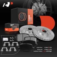 China Front Drilled Rotors & Ceramic Brake Pads for Chevrolet Cobalt Pontiac for sale