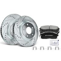 China Front Drilled Rotors & Ceramic Brake Pads for Nissan Altima 2007-2013 for sale