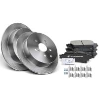 China Rear Disc Brake Rotors & Ceramic Brake Pads for Lexus RX350 RX450h Toyota Sienna for sale