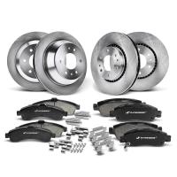 China Front & Rear Disc Brake Rotors & Ceramic Brake Pads for Chevy Trailblazer Buick for sale
