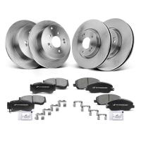 China Front & Rear Disc Brake Rotors & Ceramic Brake Pads for Hyundai Santa Fe 07-09 for sale