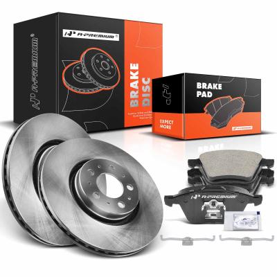 China Front Disc Brake Rotors & Ceramic Brake Pads for Volvo XC90 2003-2014 for sale