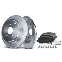 China Rear Drilled Rotors & Ceramic Brake Pads for Acura MDX 2001-2006 Honda Pilot for sale