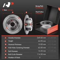 China Rear Disc Brake Rotors & Ceramic Brake Pads for Buick Allure Chevrolet Impala for sale