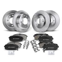 China Front & Rear Disc Brake Rotors & Ceramic Brake Pads for Hyundai Elantra 11-12 for sale